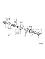 China 03222818 LOCK NUT Case parts 8790 for sale