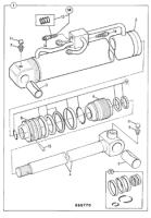 China 991/00115 Kit-seal 65mm rod x 120mm cyl JCB parts for sale