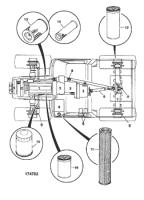 China 32/208303 Element primary JCB parts for sale