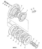 China 332/Y8134 Plate Brake Counter JCB parts for sale