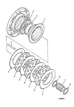 China 450/10226 Plate brake counter JCB parts for sale