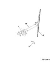 China 714/40147 Motor front wiper JCB parts for sale