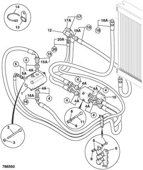 China 20/925660 Motor hydraulic fan 93KW JCB parts for sale