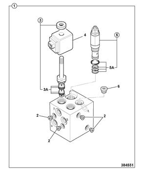 China 25/220859 Solenoid cartridge JCB parts for sale
