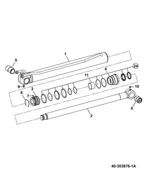 China 550/42855 Seal Kit JCB parts for sale