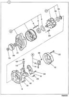 China 02/631200 Alternator 12v-40amp JCB parts for sale