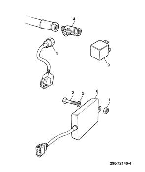 China 716/23900 Relay Micro (Black) JCB parts for sale