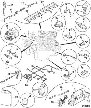 China 716/30177 Relay safety, pulse JCB parts for sale