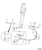 China 232/02007 Pin pivot JCB parts for sale