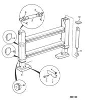 China 128/10850 Pad assembly wear stabiliser leg JCB parts for sale
