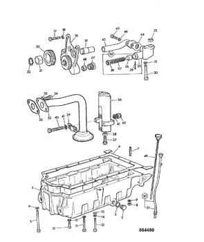 China 02/100060 Gasket oil sump JCB parts for sale