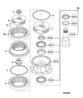 China 05/903860 Gear reduction assembly JCB parts for sale