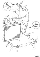 China 923/04500 Radiator JCB parts for sale