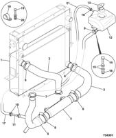 China 30/926235 Radiator assembly JCB parts for sale