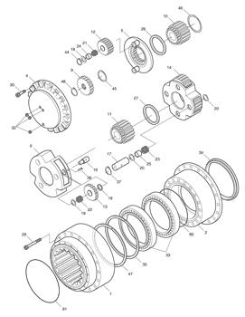 China 132988 SEAL;FLOATING Doosan parts for sale