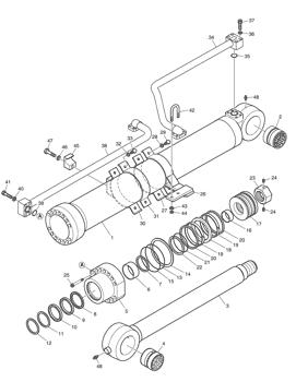 China K9001009 SEAL KIT;BUCKET CYL. Doosan parts for sale