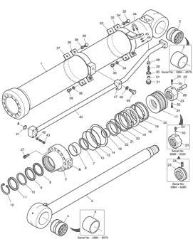 China K9009768 SEAL KIT;ARM CYL Doosan parts for sale