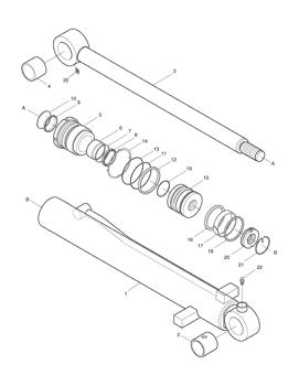 China 03B563-1 WASHER Doosan parts for sale