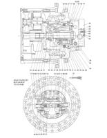China 21622Z90685-01 MOTOR;TRAVEL Doosan parts for sale