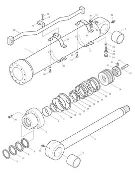 China 00C309-0 RING;CUSHION Doosan parts for sale