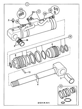China 991/00110 Kit-seal JCB parts for sale