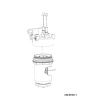 China 320/07382 Element fuel filter JCB parts for sale