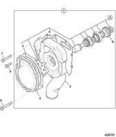 China 02/202480 Pump water assembly JCB parts for sale