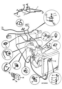 China 02/101962 Switch Oil pressure JCB parts for sale