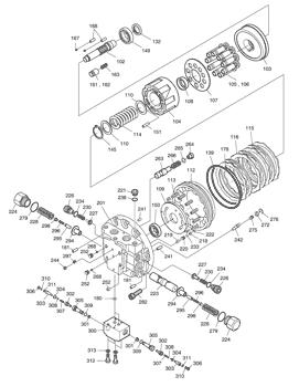 China K1003939A TRAVEL MOTOR Doosan parts for sale