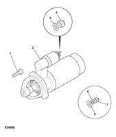 China 02/960227 Motor starter 12V JCB parts for sale