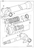 China 331/39036 Kit-ram seal 125 x 85 JCB parts for sale