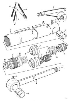 China 991/00013 Kit-seal ram 50mm rod x 90mm cyl JCB parts for sale