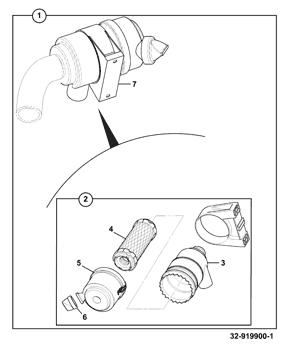 China 32/919902 Element air filter JCB parts for sale