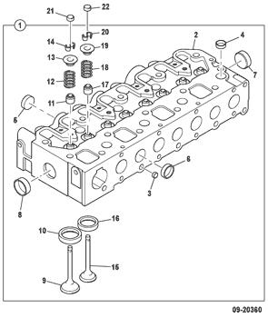 China 02/634804 Cap Valve Spring JCB parts for sale