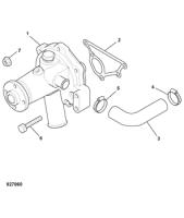 China 02/630615 Pump Pump water JCB parts for sale