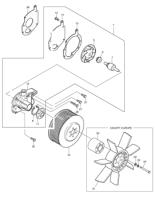 China 65.06500-6145C WATER PUMP ASS'Y Doosan parts for sale
