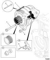 China 320/08610 Alternator 14V-95AMP JCB parts for sale
