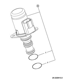 China 25/222913 Valve Cartridge 2 Screw Fixing JCB parts for sale