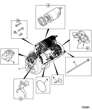 China 714/35902 Relay starter JCB parts for sale