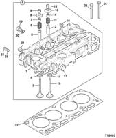 China 02/202941 Valve inlet JCB parts for sale