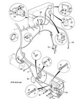 China 716/09400 Relay Black JCB parts for sale