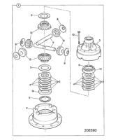 China 450/10903 Pin trunnion 163mm long JCB parts for sale