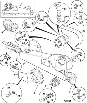 China 20/925384 Motor singlespeed + flange JCB parts for sale