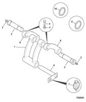 China 911/23900 Pin pivot 189mm JCB parts for sale