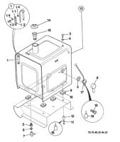 China KHH0140 Cap with lock JCB parts for sale