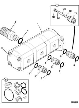 China 232/54104 Filter JCB parts for sale
