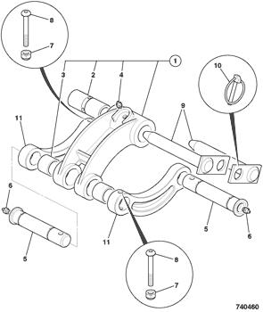 China 811/90697 Pin Pivot JCB parts for sale
