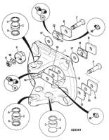 China 826/10382 Bolt lock kingpost carriage for sale