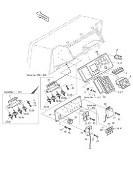 China 2172-1082D1 KEY;STARTER SWITCH Doosan parts for sale
