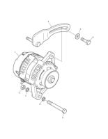 China K1019183 ALTERNATOR Doosan parts for sale